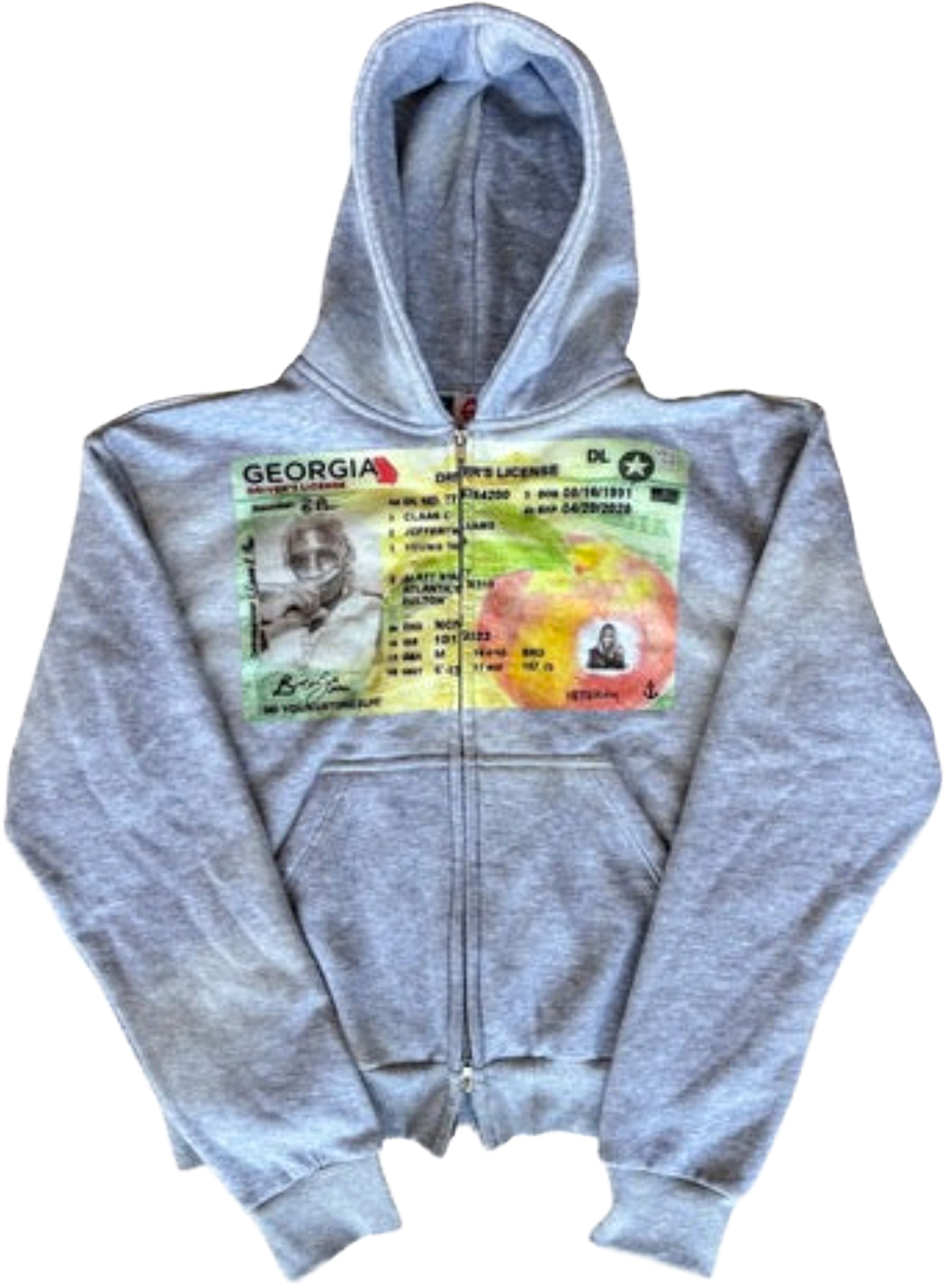 "YOUNG THUG" ZIP UP HOODIE